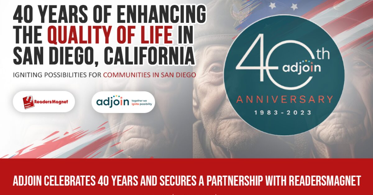 Adjoin Celebrates 40 Years and Secures a Partnership with ReadersMagnet ...